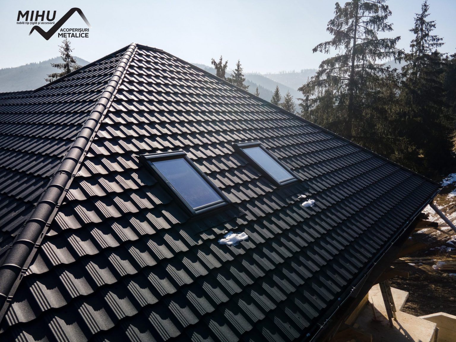 Tabla tip tigla metalica GERMANIA SIMETRIC PLUS (MAT ThyssenKrupp) – Mihu