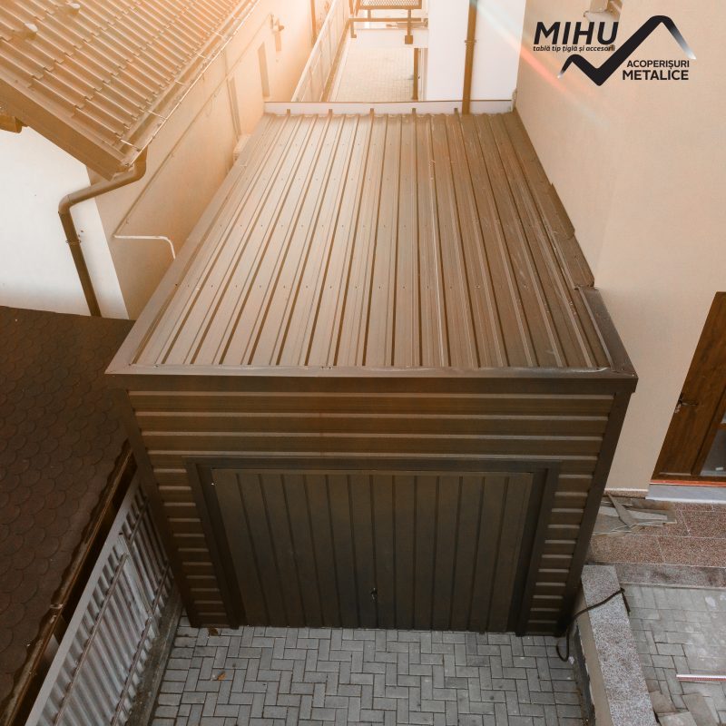 Garaj Modular cu acoperis intr-o singura apa | Mihu